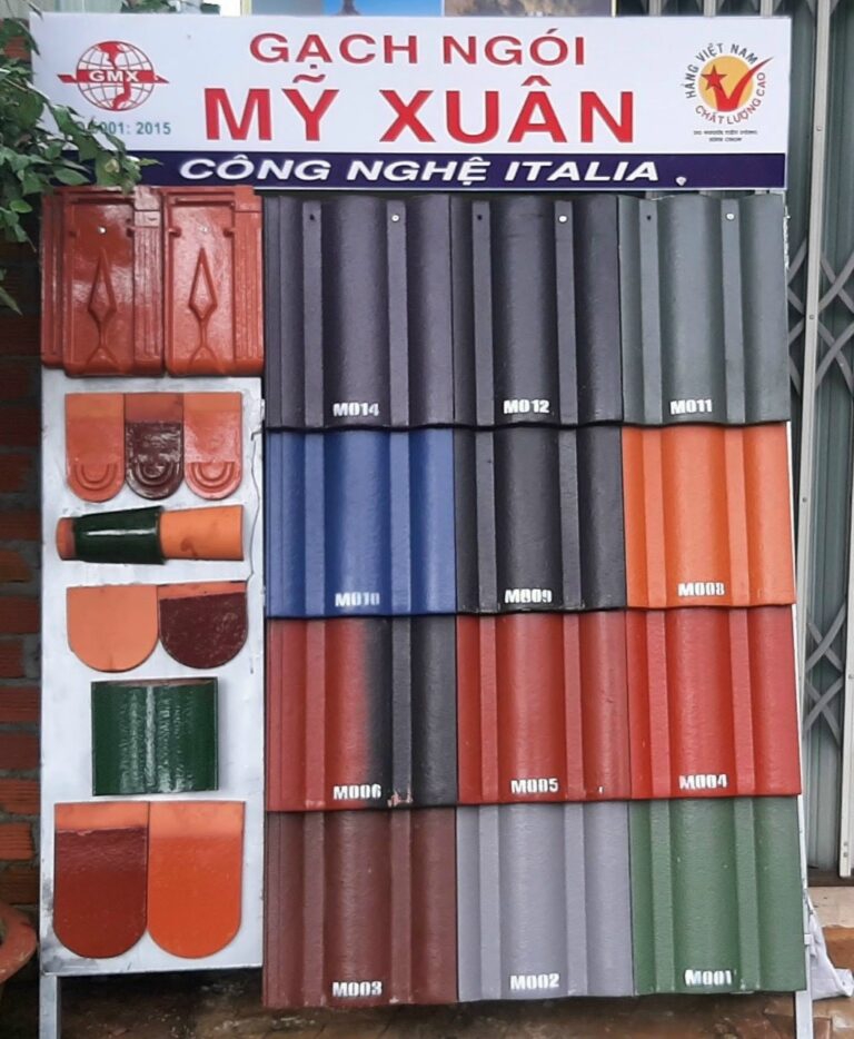 Ngói xi măng màu mỹ xuân